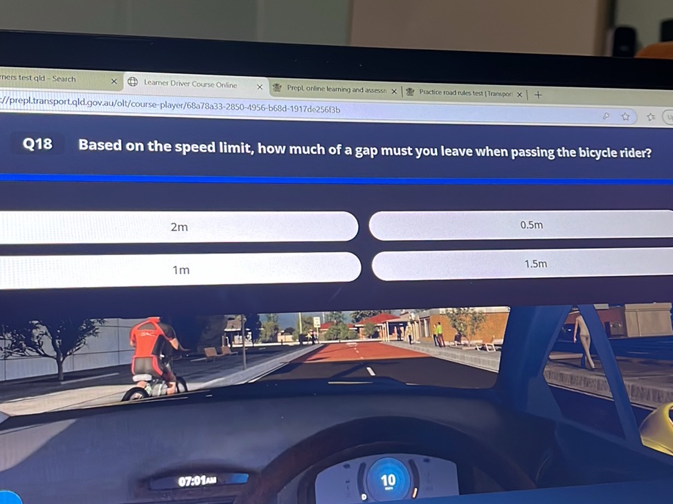 Q18 Based on the speed limit, how much of a | StudyX