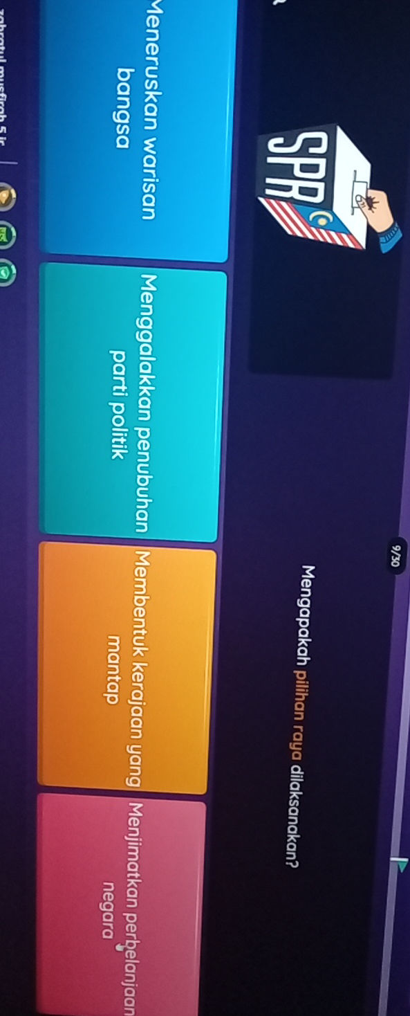 Mengapakah pilihan raya dilaksanakan? | StudyX