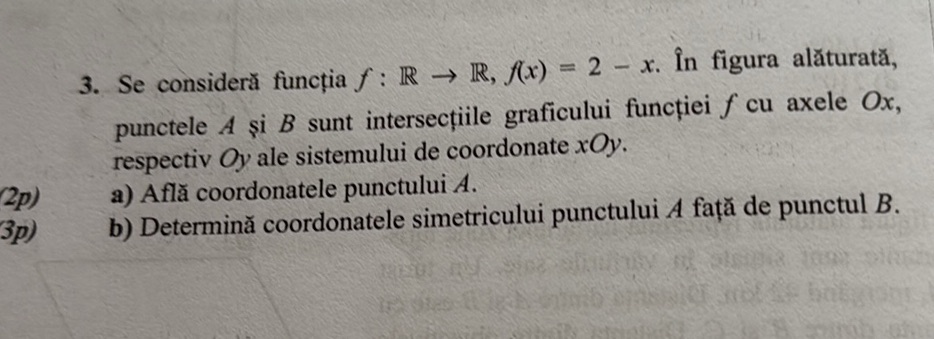 3. Se consideră funcția $f: {R} {R}, | StudyX