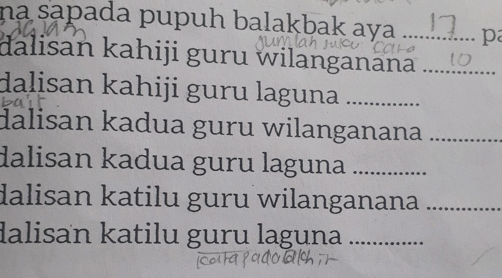 na sapada pupuh balakbak aya ... 17 pa | StudyX