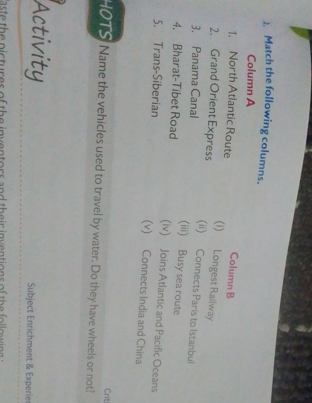 Match the following columns. Column A | | StudyX