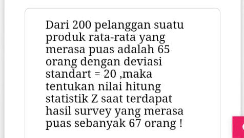 Dari 200 pelanggan suatu produk rata-rata | StudyX