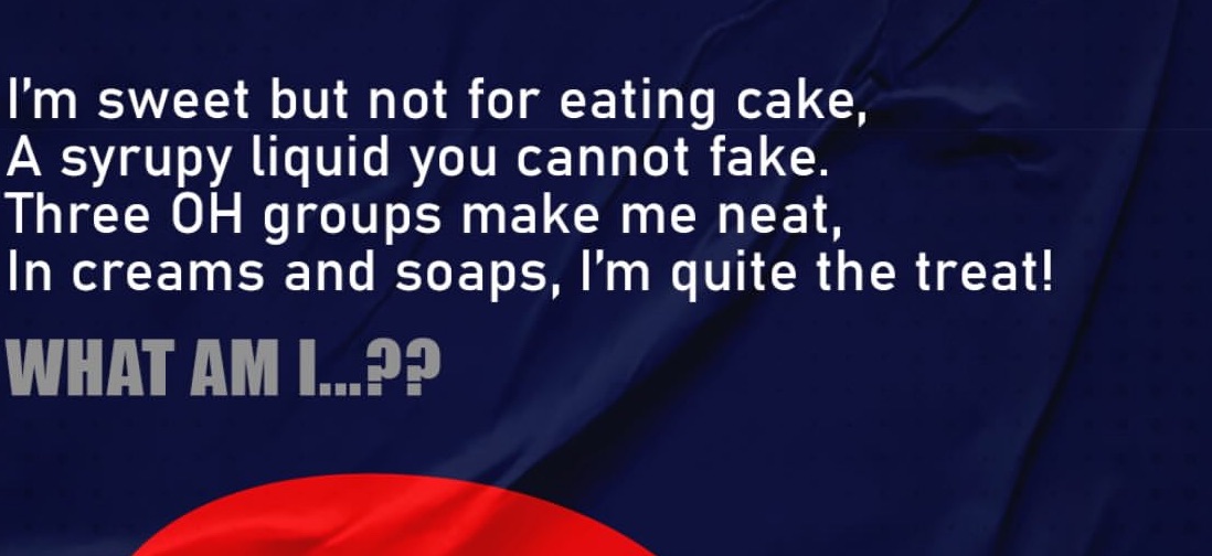 I'm sweet but not for eating cake, A syrupy | StudyX
