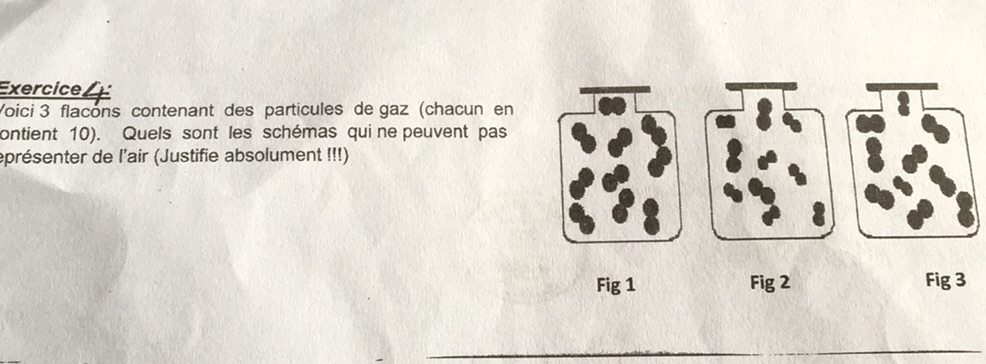 Exercice 4: Voici 3 flacons contenant des | StudyX