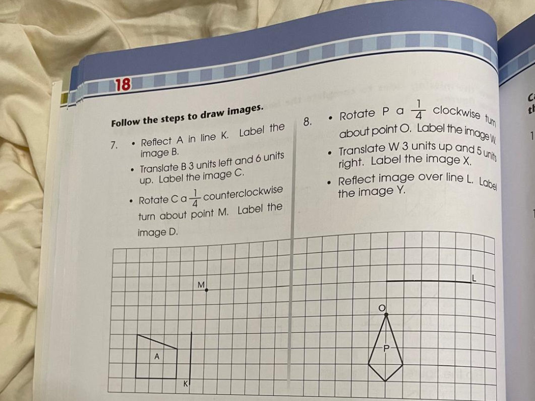 Follow the steps to draw images. 7. | StudyX