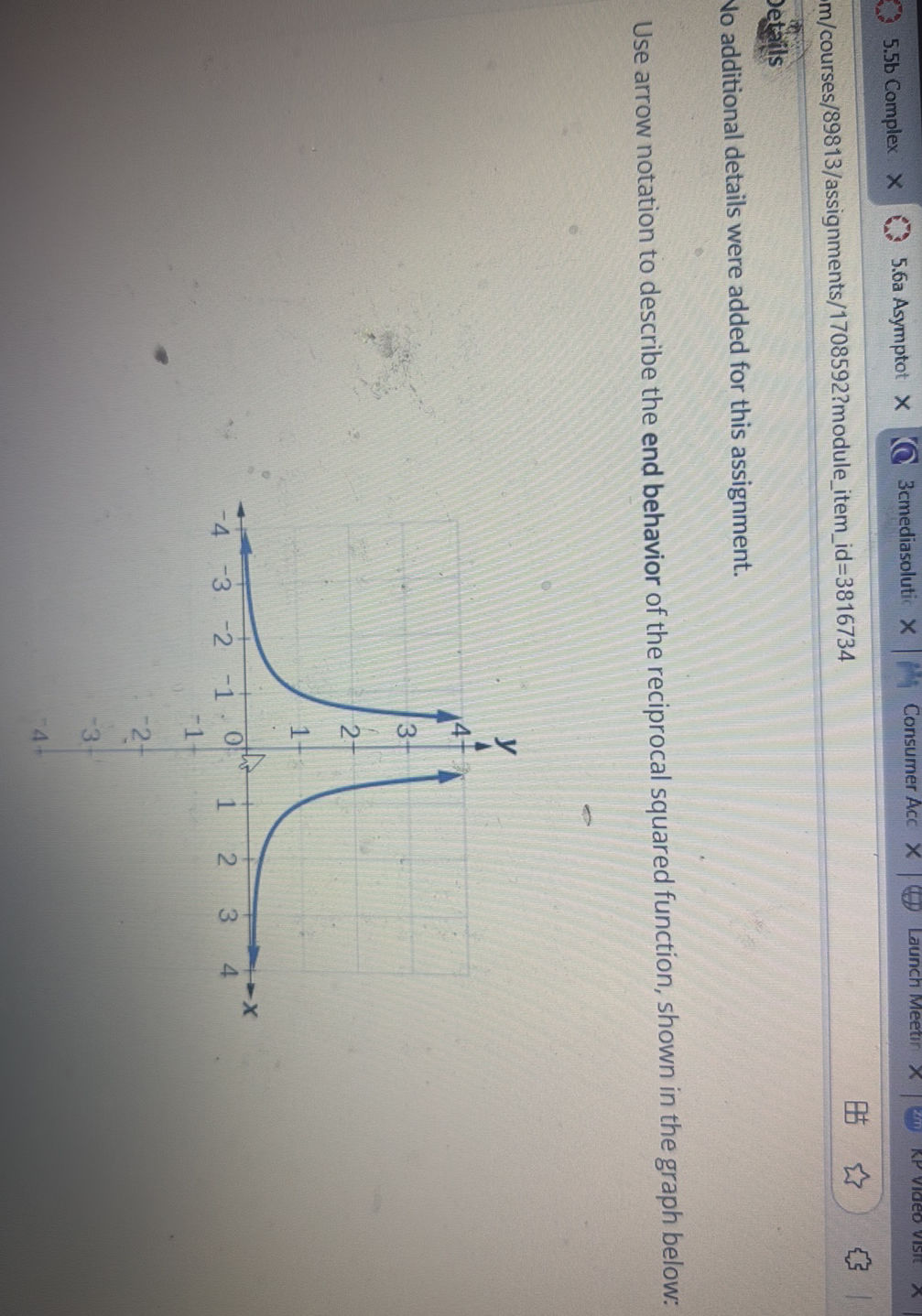 Use arrow notation to describe the end | StudyX