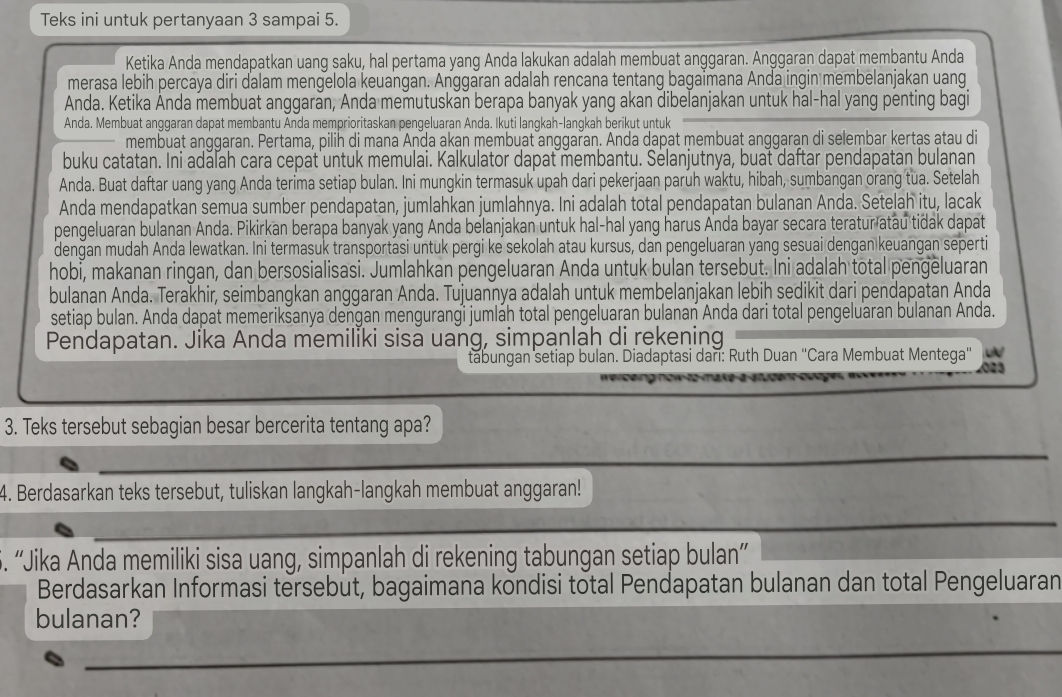 3. Teks tersebut sebagian besar bercerita | StudyX
