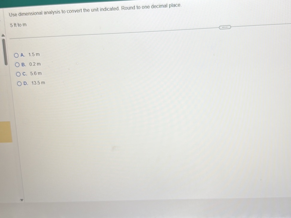 Use dimensional analysis to convert the unit | StudyX