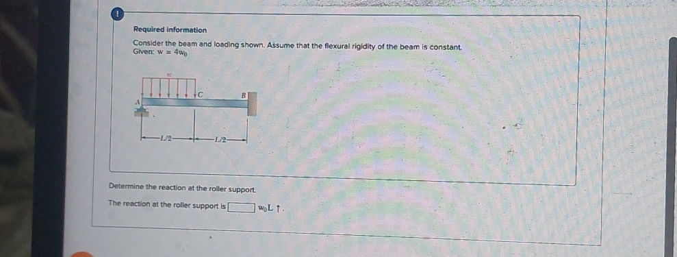 Consider the beam and loading shown. Assume | StudyX