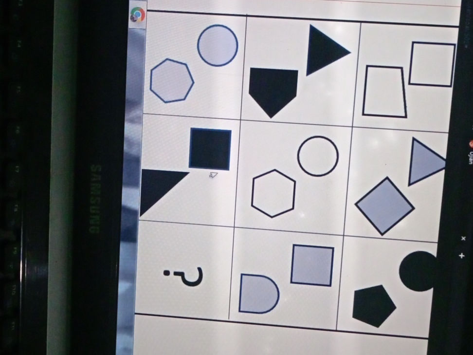 Identify the missing shape in the pattern. | StudyX