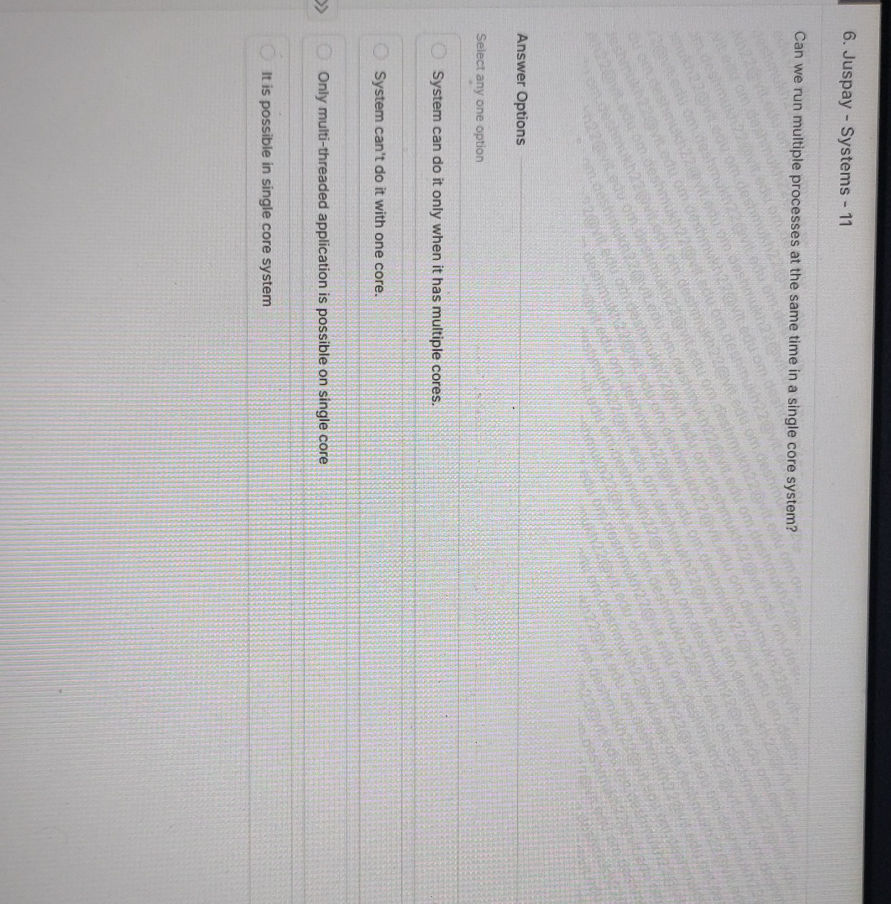 Can we run multiple processes at the same | StudyX