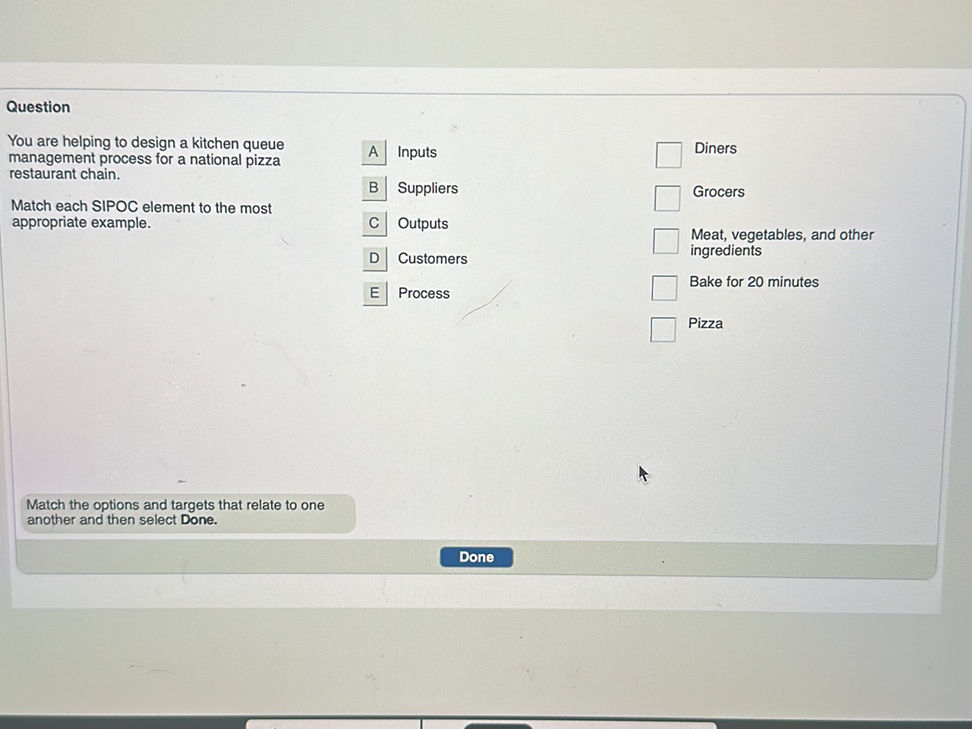 You are helping to design a kitchen queue | StudyX