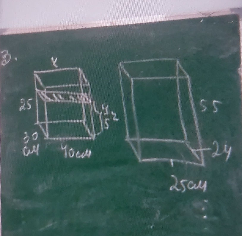 The image shows two 3D shapes with | StudyX