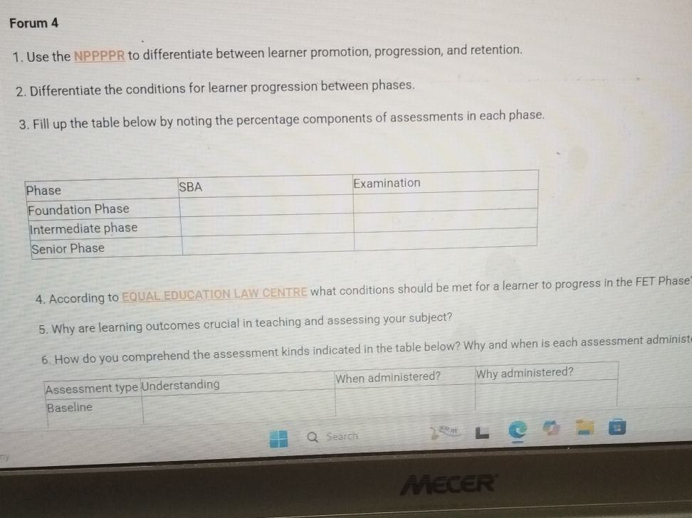 1. Use the NPPPPR to differentiate between | StudyX