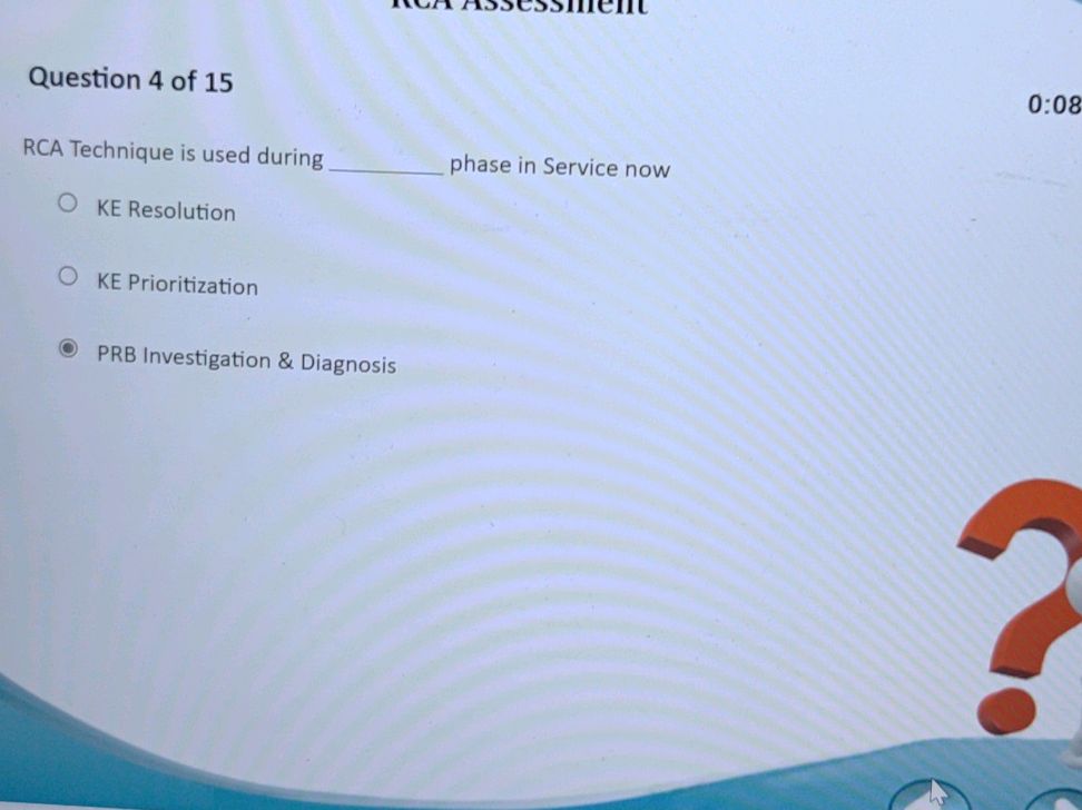 Question 4 of 15 RCA Technique is used | StudyX
