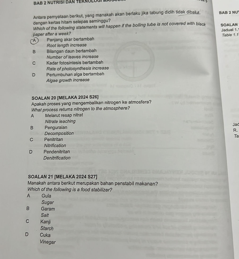 Antara penyataan berikut, yang manakah akan | StudyX