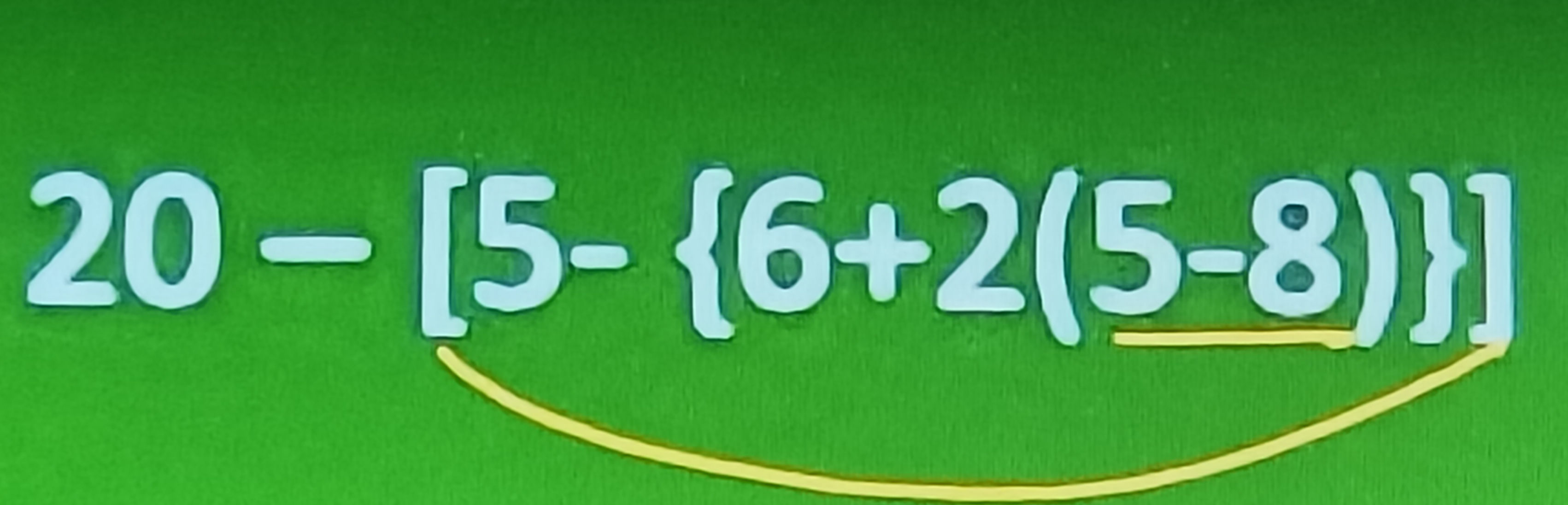 Order of operations: Solve the expression 20 | StudyX