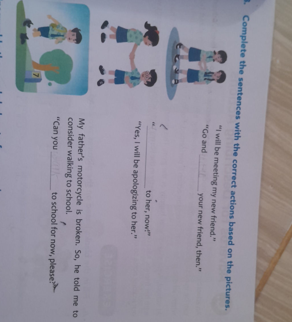 B. Complete the sentences with the correct | StudyX