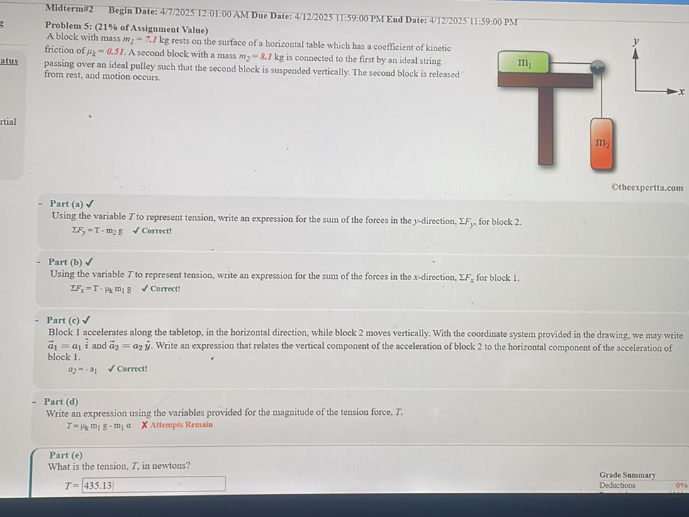 Problem 5: (21% of Assignment Value) A | StudyX