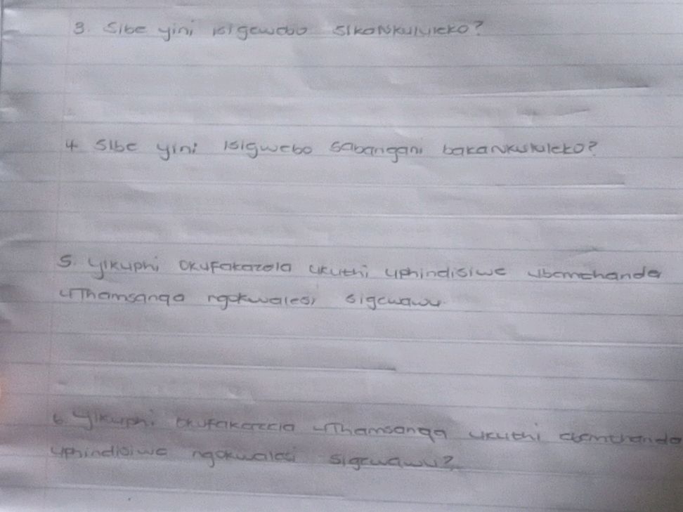 3. Sibe yini isigawdoo siKONKULVICKO? 4 | StudyX