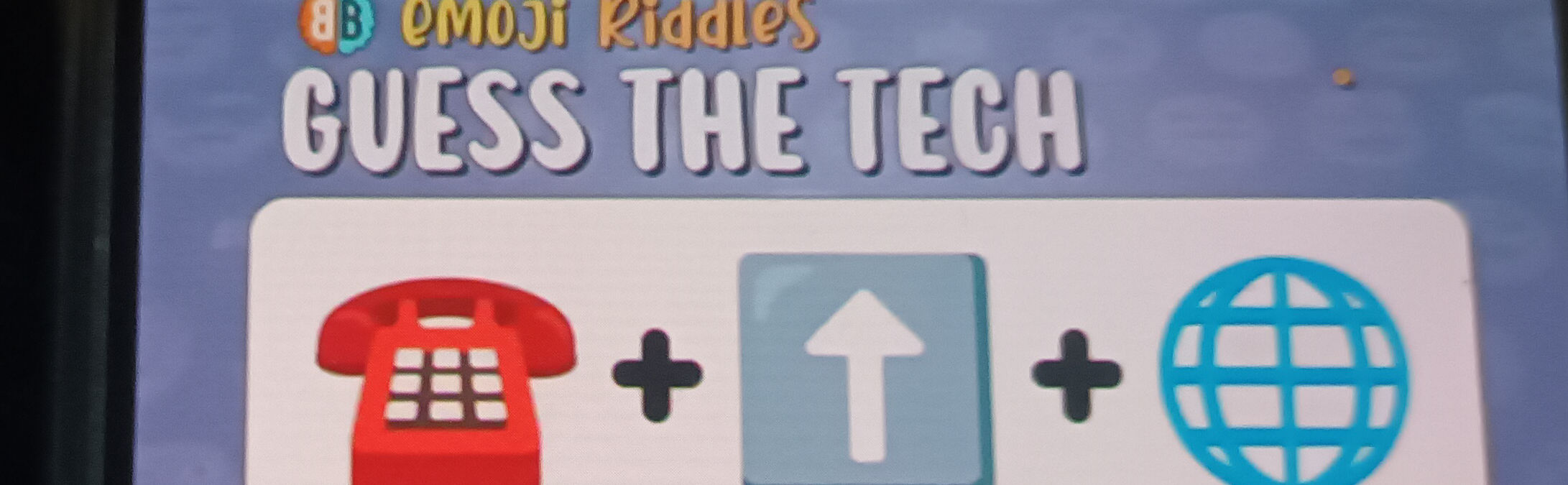 Guess the tech: Telephone + Up Arrow + Globe | StudyX