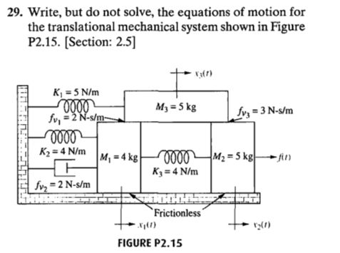 29. Write, but do not solve, the equations | StudyX