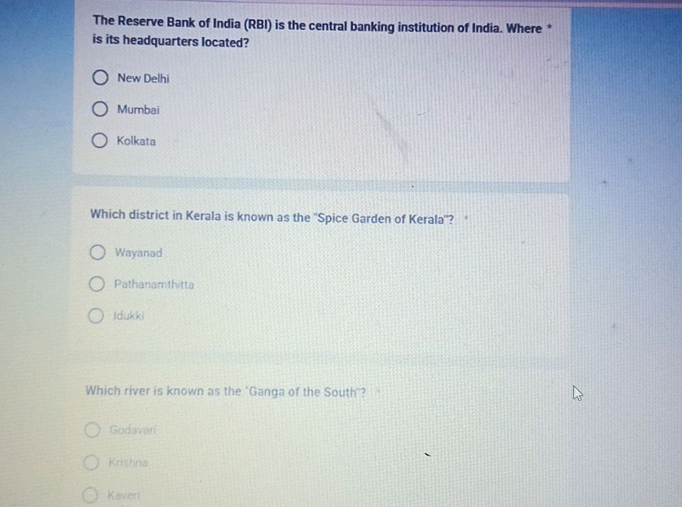 The Reserve Bank of India (RBI) is the | StudyX