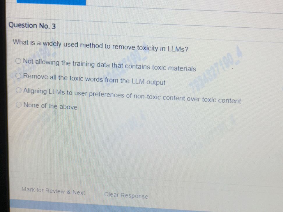 Question No. 3 What is a widely used method | StudyX