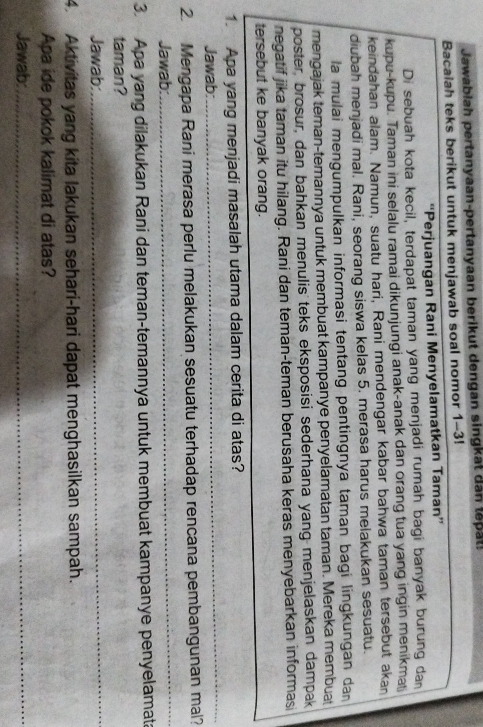 1. Apa yang menjadi masalah utama dalam | StudyX