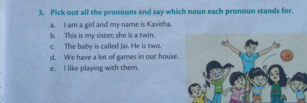 3. Pick out all the pronouns and say which | StudyX