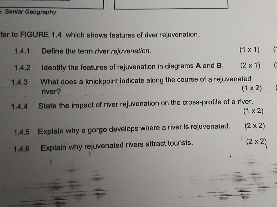 Refer to FIGURE 1.4 which shows features of | StudyX