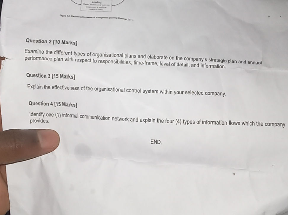 Question 2 [10 Marks] Examine the different | StudyX