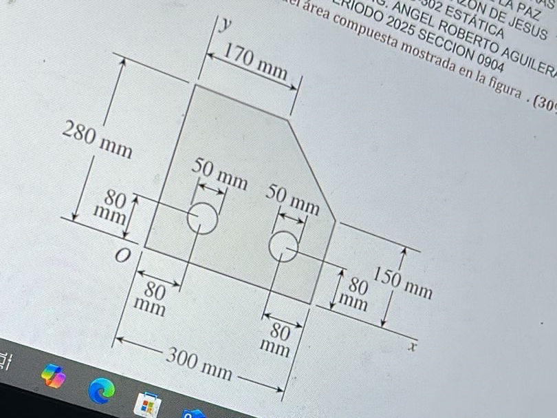 The image shows a 2D shape with dimensions | StudyX
