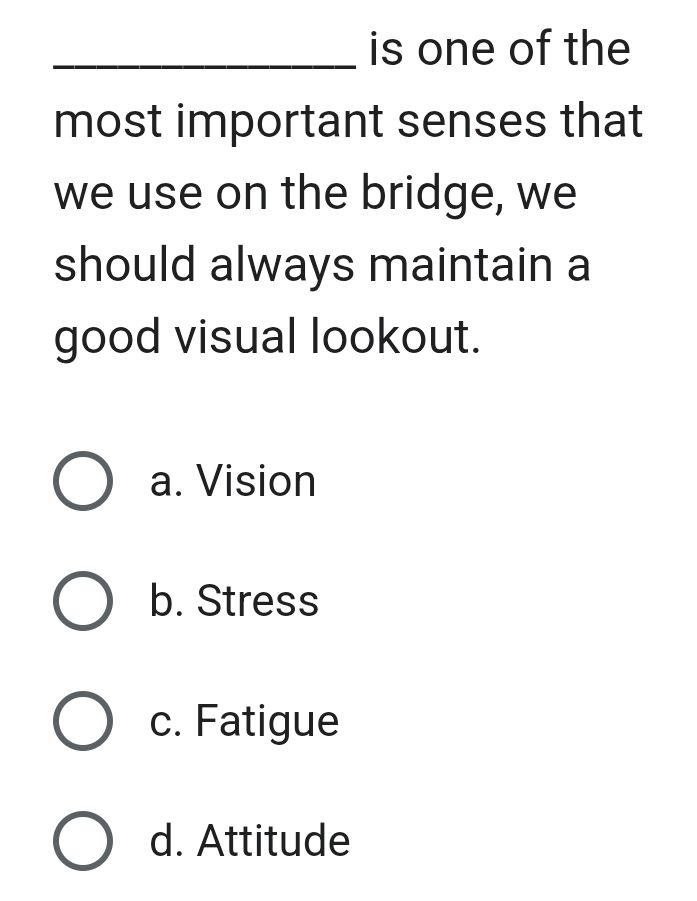 is one of the most important senses | StudyX