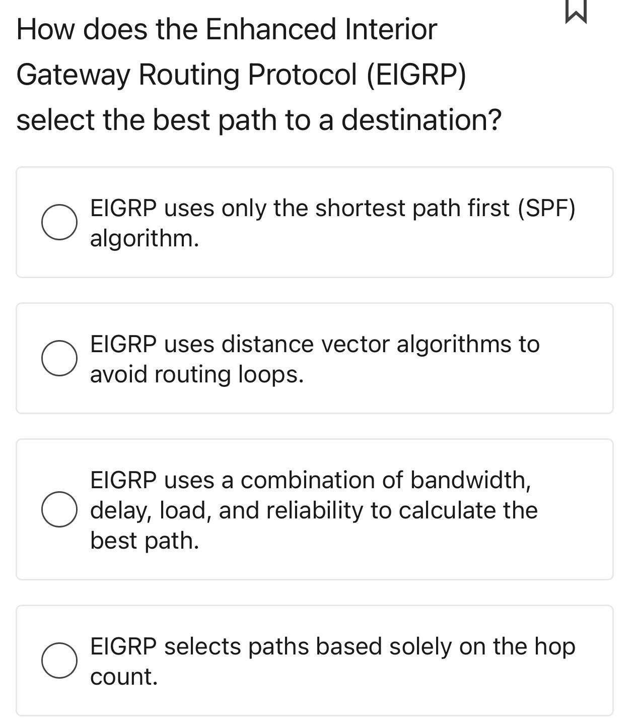 How does the Enhanced Interior Gateway | StudyX