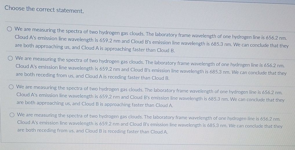 Choose the correct statement. We are | StudyX