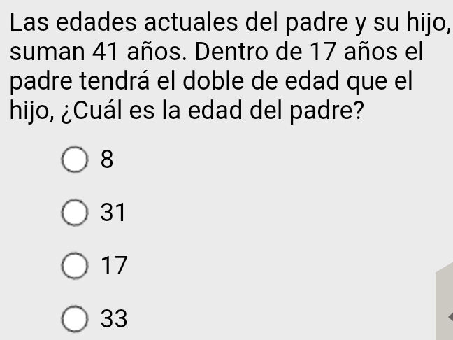 Las edades actuales del padre y su hijo, | StudyX