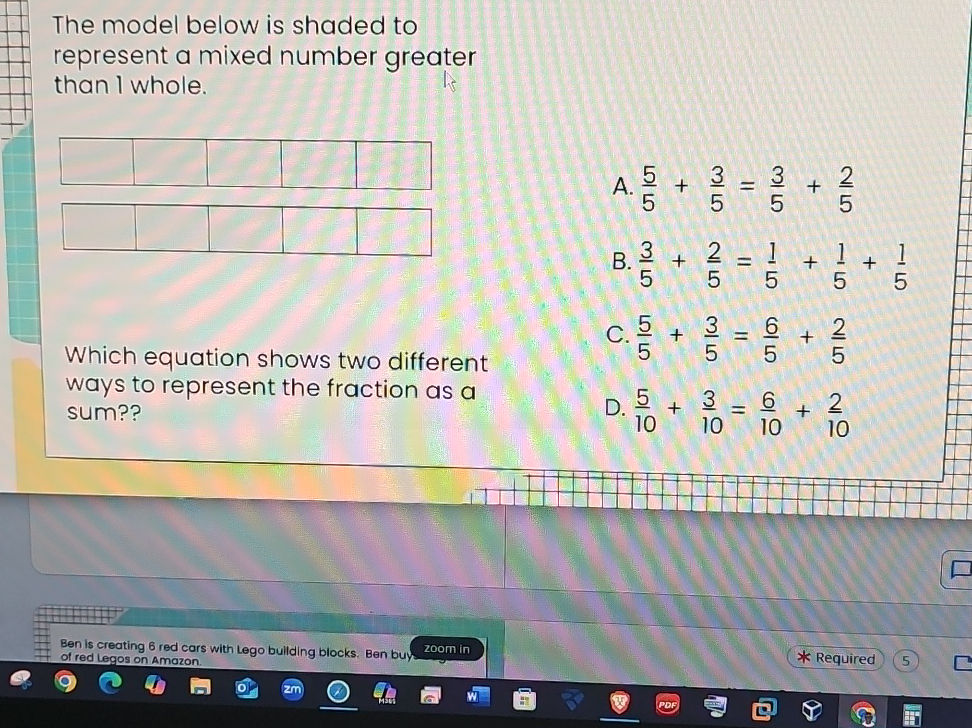 The model below is shaded to represent a | StudyX