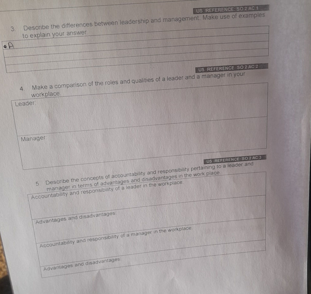 3. Describe the differences between | StudyX