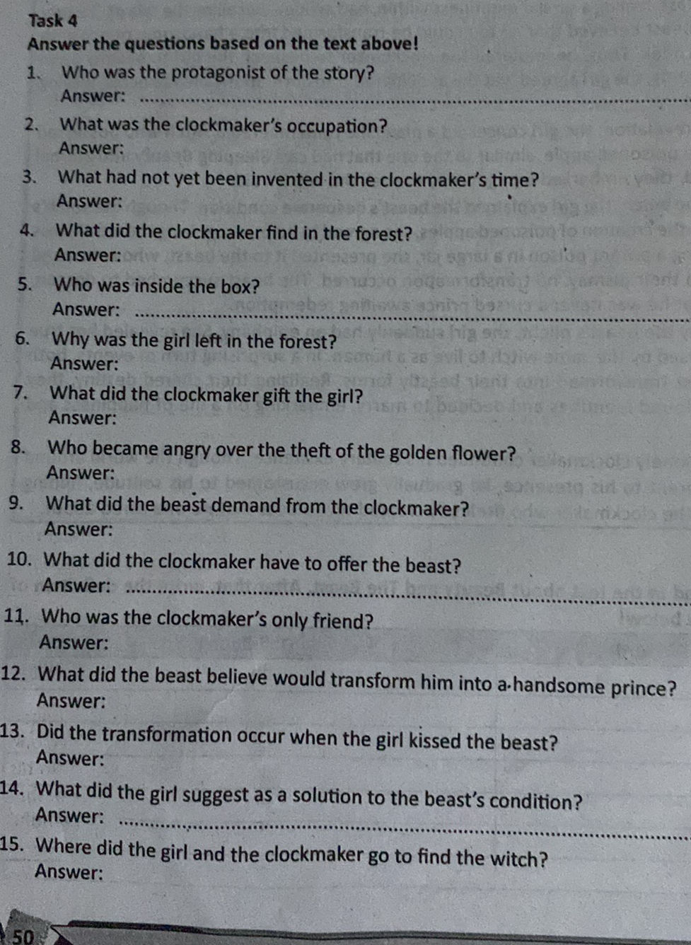 Task 4 Answer the questions based on the | StudyX