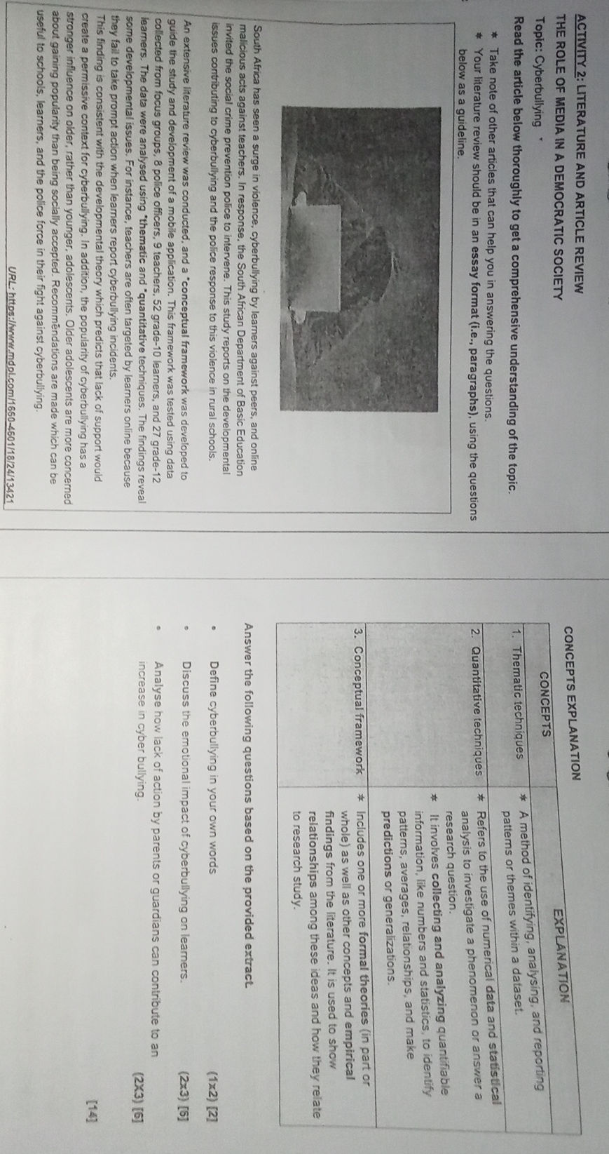 Answer the following questions based on the | StudyX