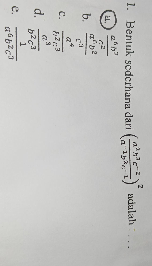 1. Bentuk sederhana dari $ ( | StudyX