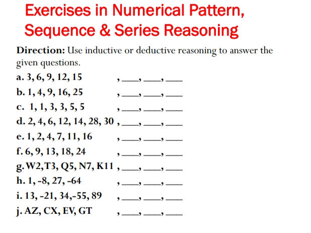 Direction: Use inductive or deductive | StudyX