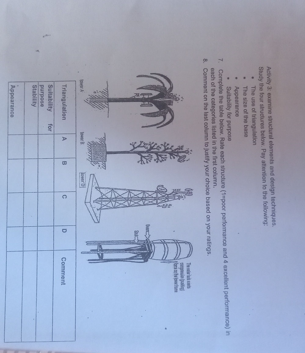 Activity 3: examine structural elements and | StudyX