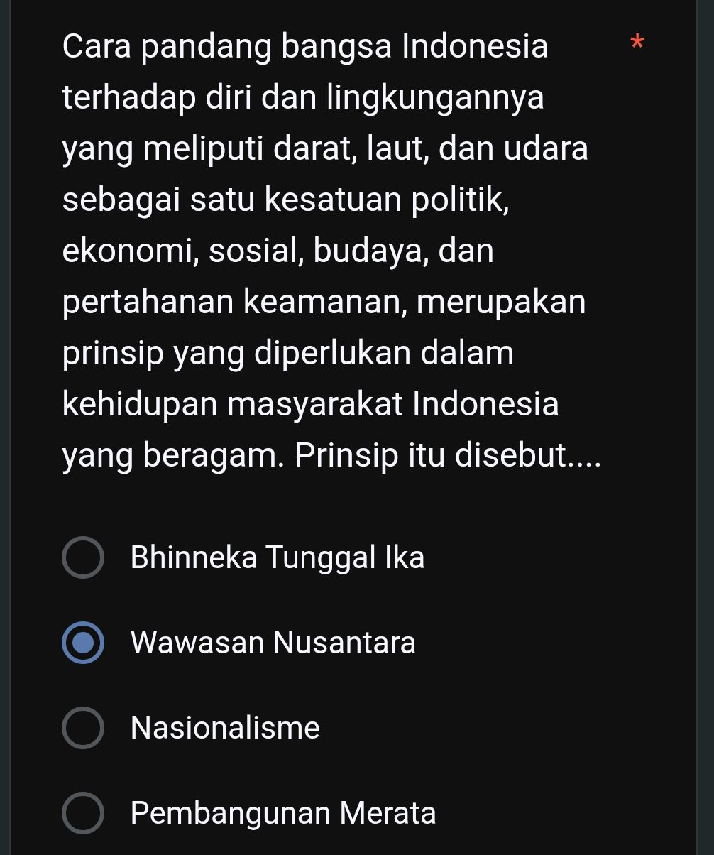 Cara pandang bangsa Indonesia terhadap diri | StudyX
