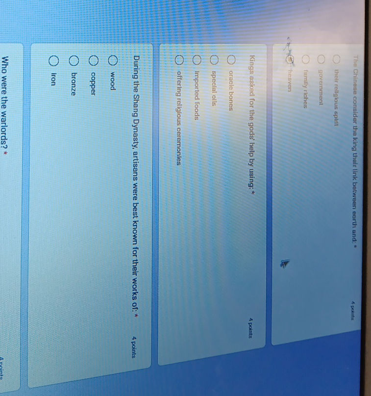 The Chinese consider the king their link | StudyX