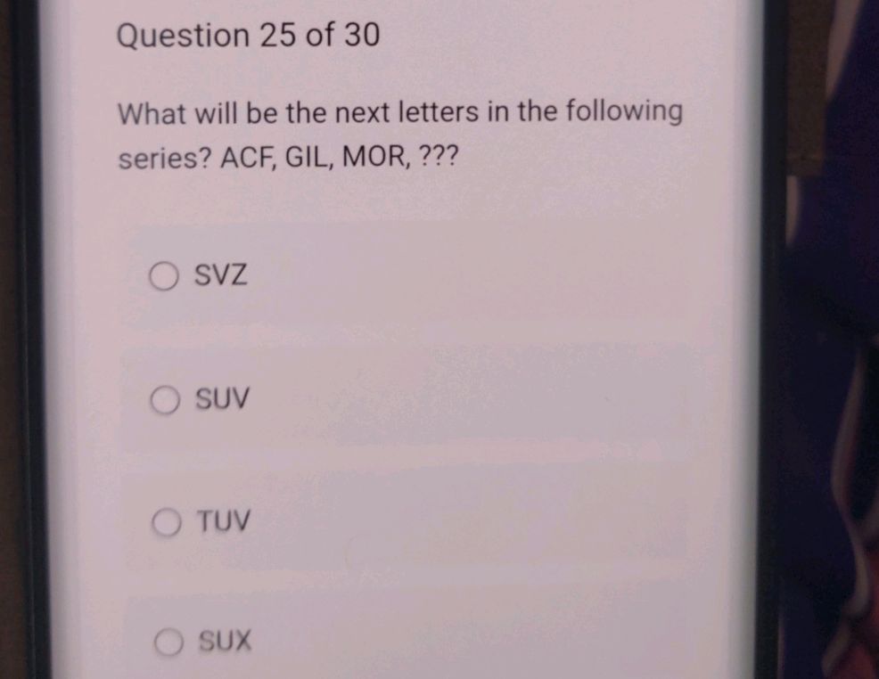 What will be the next letters in the | StudyX