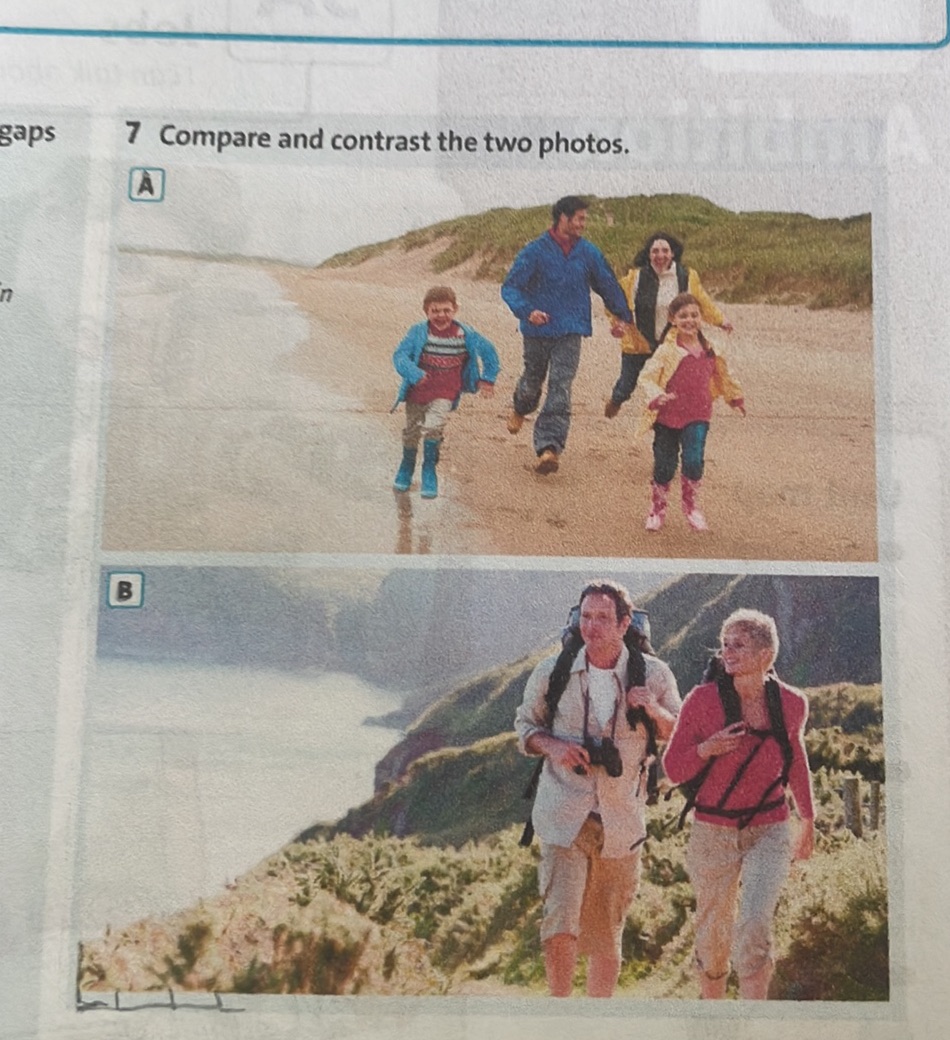 7 Compare and contrast the two photos. * | StudyX