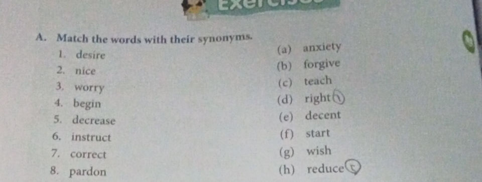 A. Match the words with their synonyms. 1. | StudyX