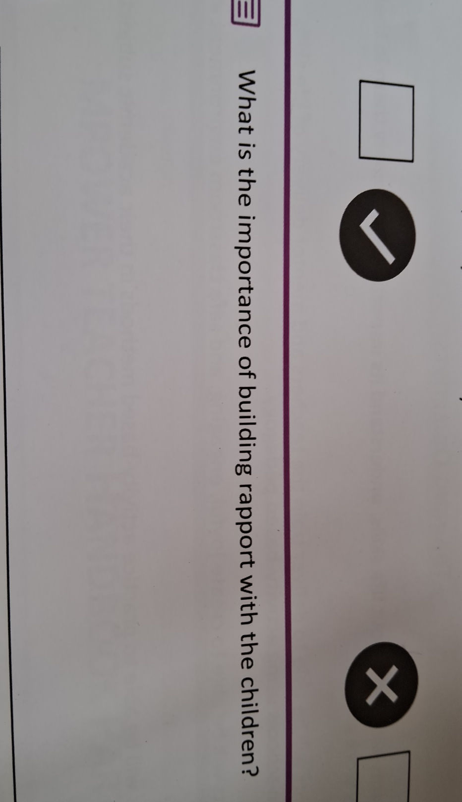 What is the importance of building rapport | StudyX